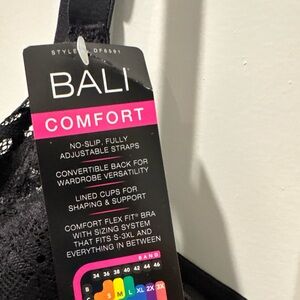 Bali | Intimates & Sleepwear | Bali Womens Elegant Black Lace Bra ...